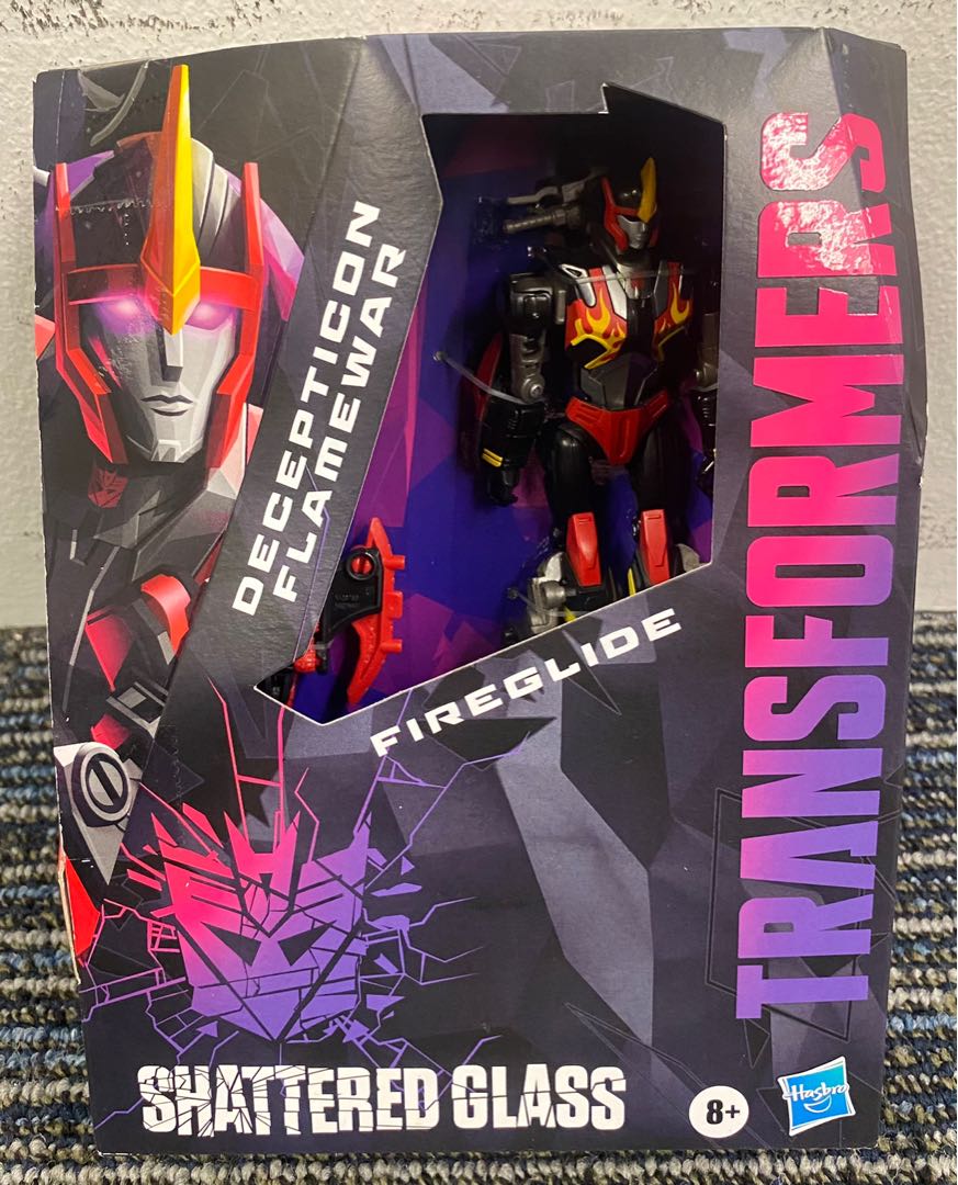 Transformers Shattered Glass Collection - Flamewar with Fireglide ...