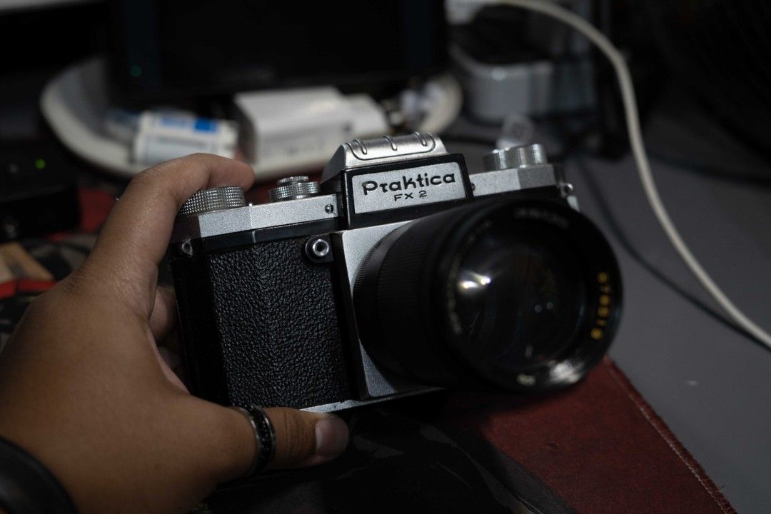 Ultra Rare Praktica FX2 Camera Set, Photography, Cameras on Carousell
