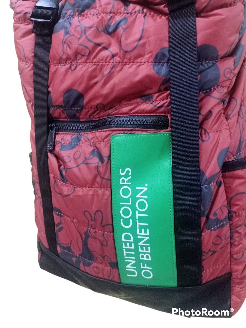 United Colors Of Benetton UCB x Disney Mickey Backpack, Men's Fashion ...