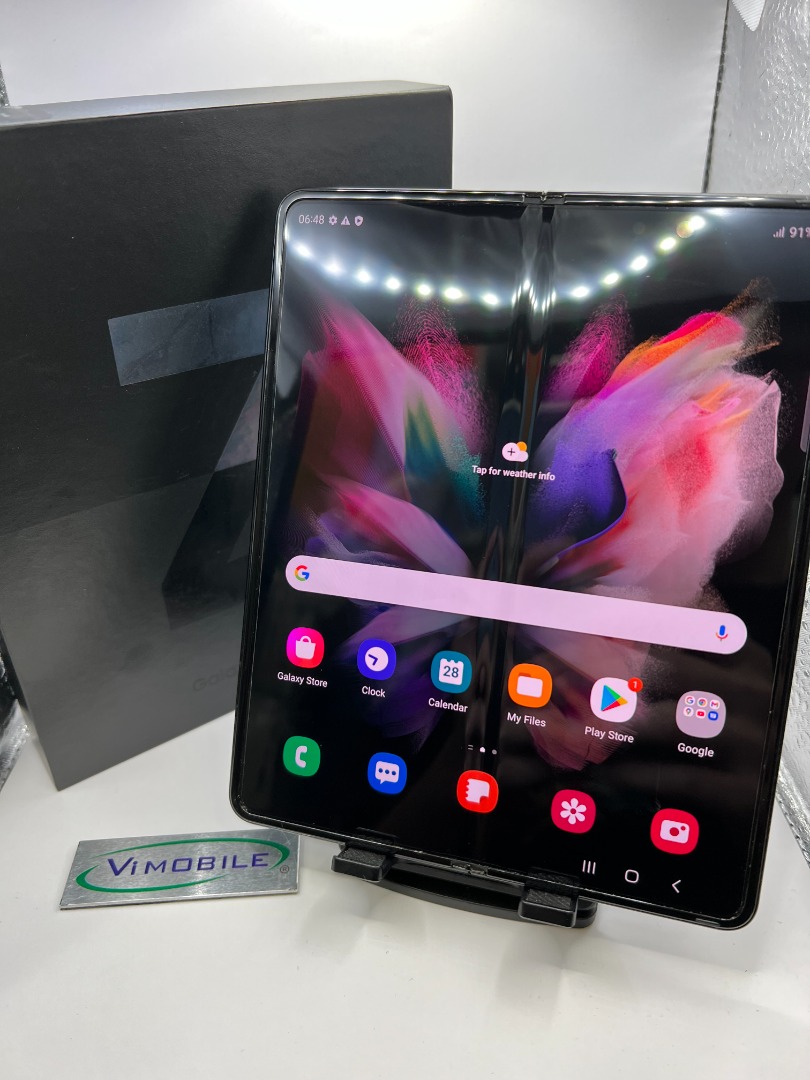 Used Galaxy Z Fold 3 5G 512GB Black, Mobile Phones & Gadgets, Mobile ...