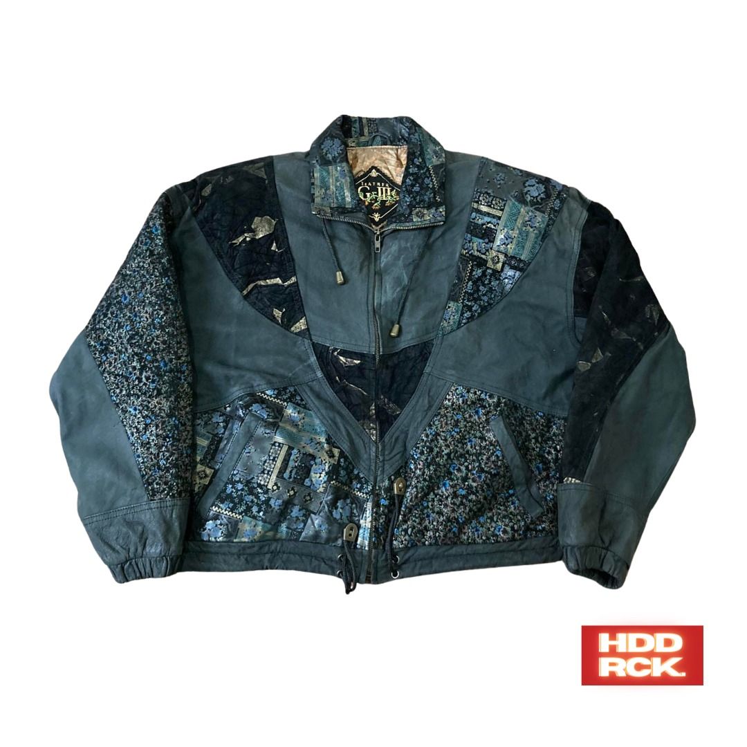 Vintage 80's GIII Genuine leather reflective jacket, Men's Fashion ...