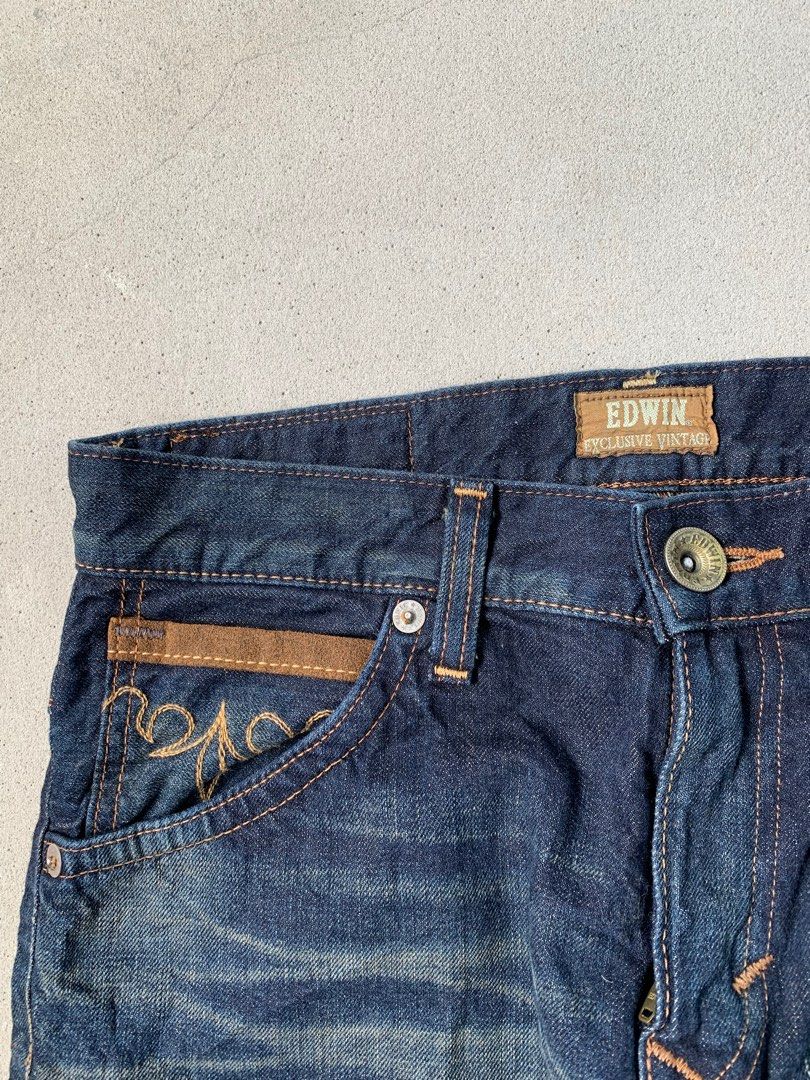 Vintage Edwin Southern Bootcut Jeans w leather deets *grailed*, Men's ...