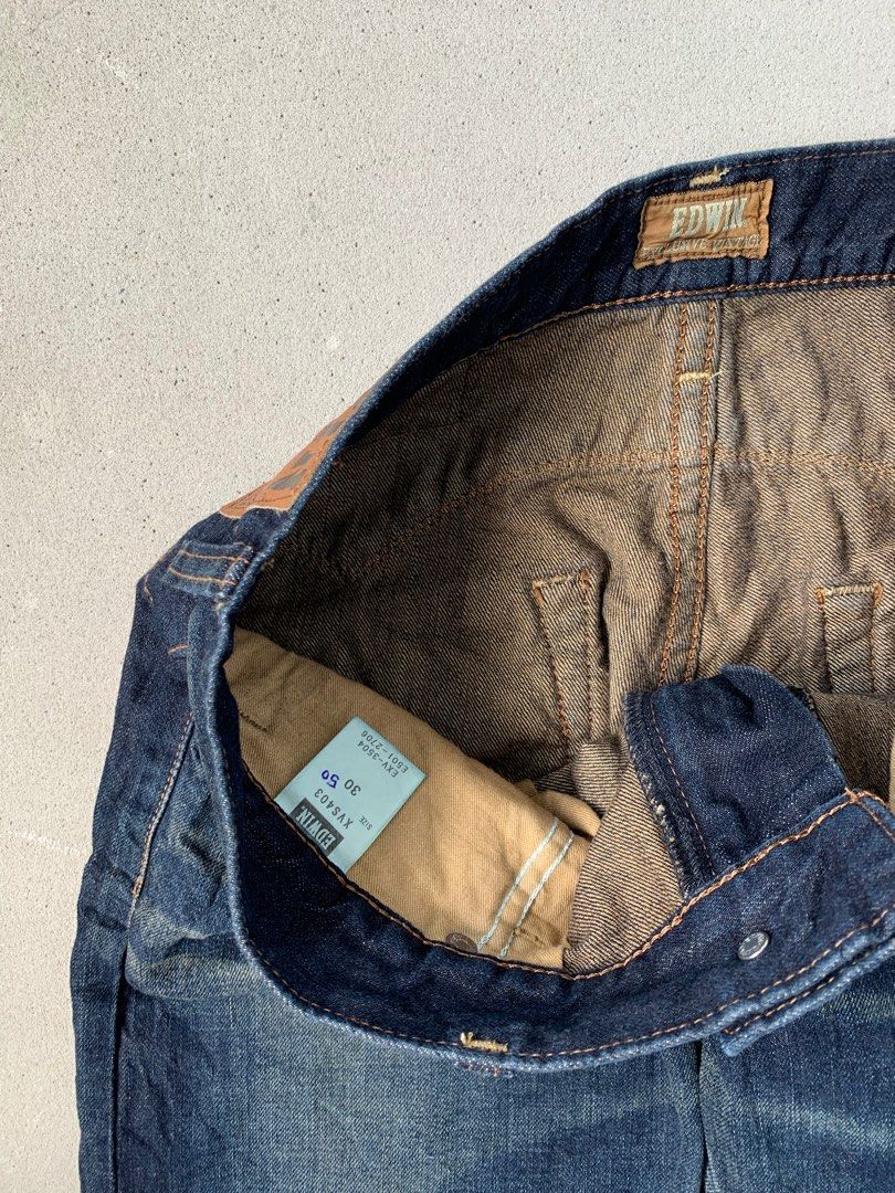 Vintage Edwin Southern Bootcut Jeans w leather deets *grailed*, Men's ...