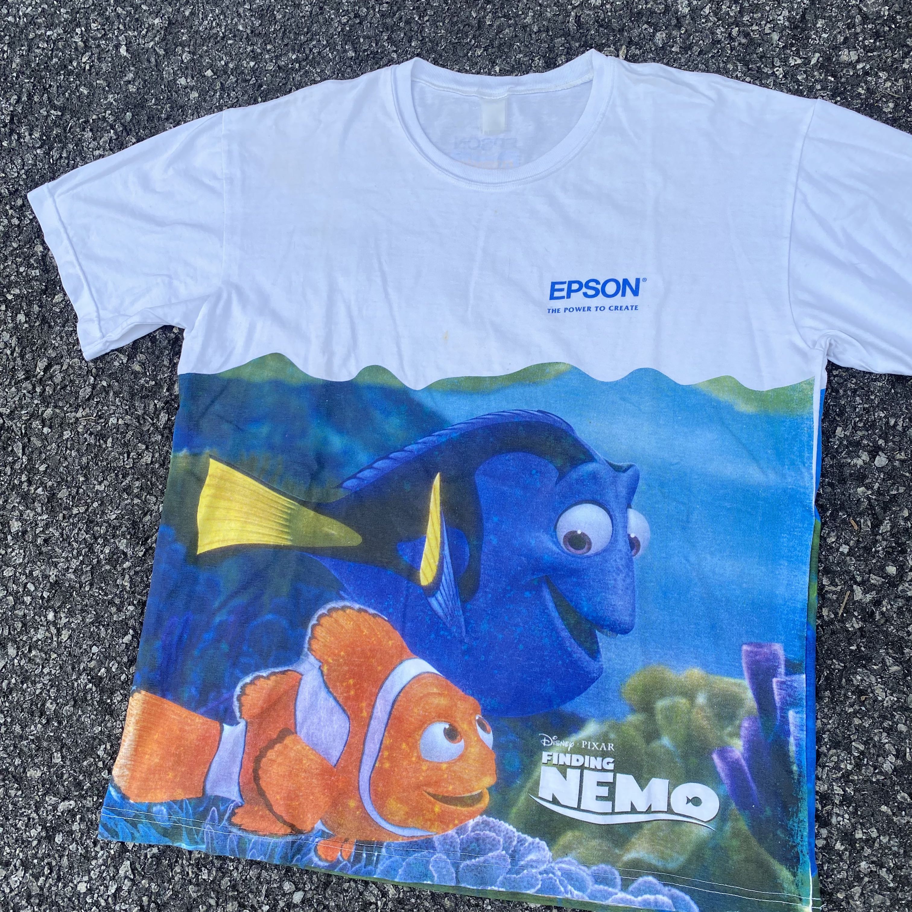 Vintage Finding Nemo X Epson Promo Tee Vtg Ovp Cartoon Anime Walt ...