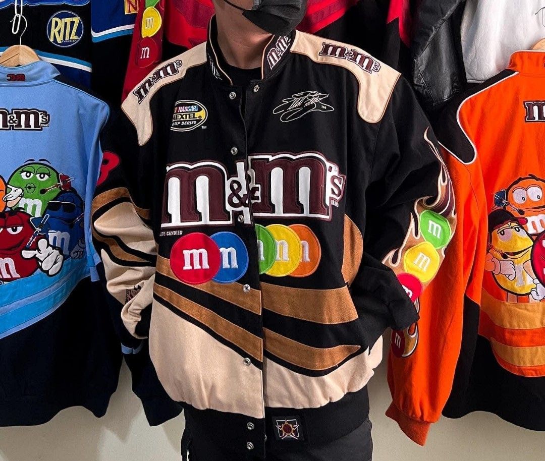 VINTAGE M&M RACING JACKET, Men's Fashion, Coats, Jackets and Outerwear ...