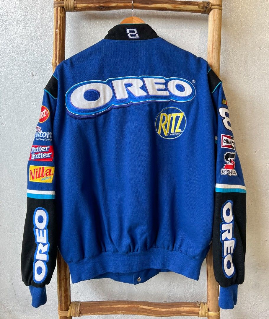 VINTAGE OREO RACING JACKET, Men's Fashion, Coats, Jackets and Outerwear ...