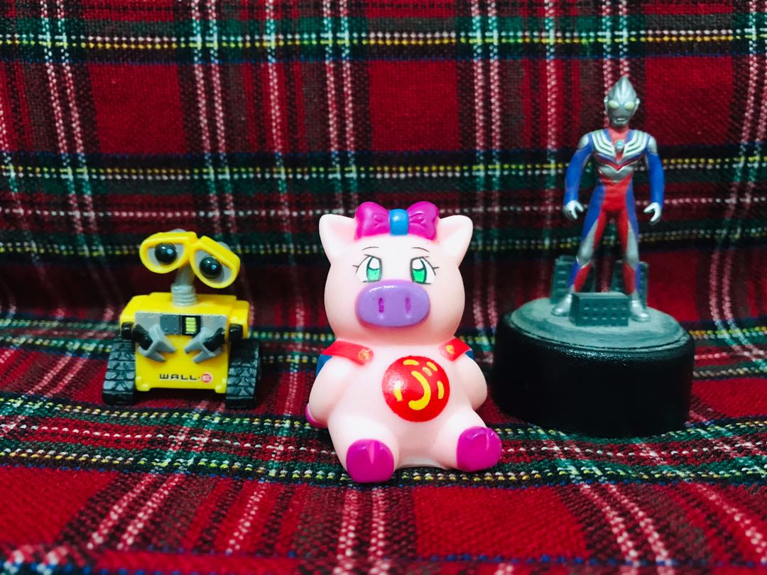 Vintage Super Boink 1994, Ultraman Tiga Sharpener and Wall E, Hobbies ...