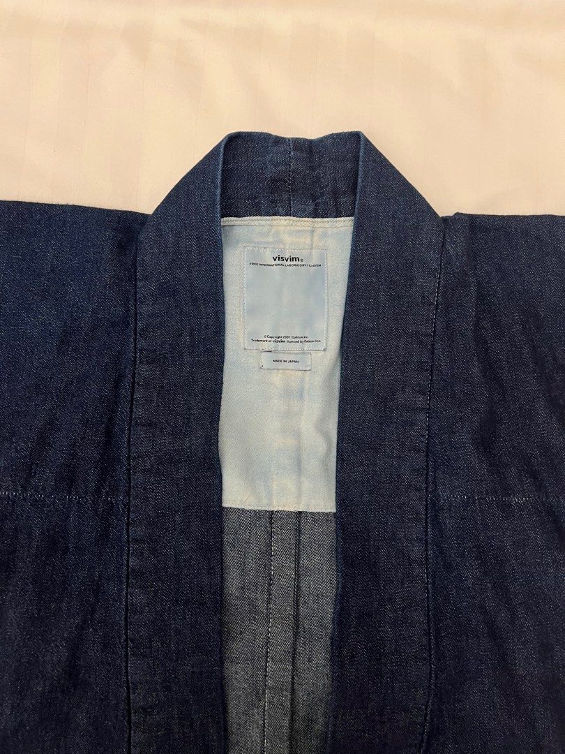Visvim Noragi Blue Indigo Size 2, Men's Fashion, Tops & Sets, Formal ...