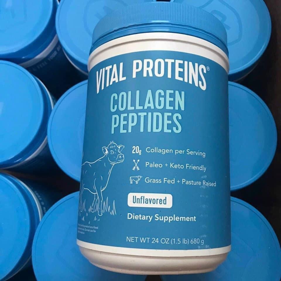 Vital Proteins Collagen Peptides Unflavored, (24) oz (Dented cannister ...