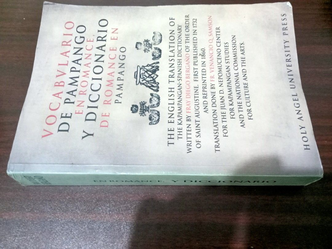 Vocabvlario de Pampango en Romance, y Diccionario de Romance en ...