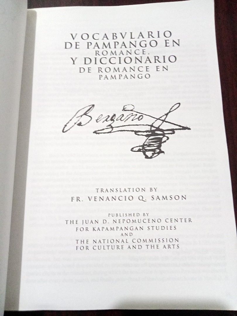 Vocabvlario de Pampango en Romance, y Diccionario de Romance en ...