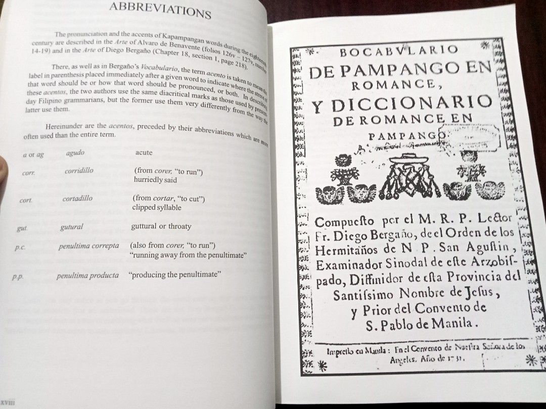 Vocabvlario de Pampango en Romance, y Diccionario de Romance en ...
