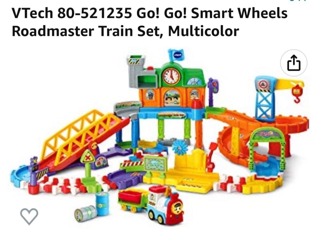 Vtech Go Go Smart Wheels Roadmaster Train set, Babies & Kids, Infant ...