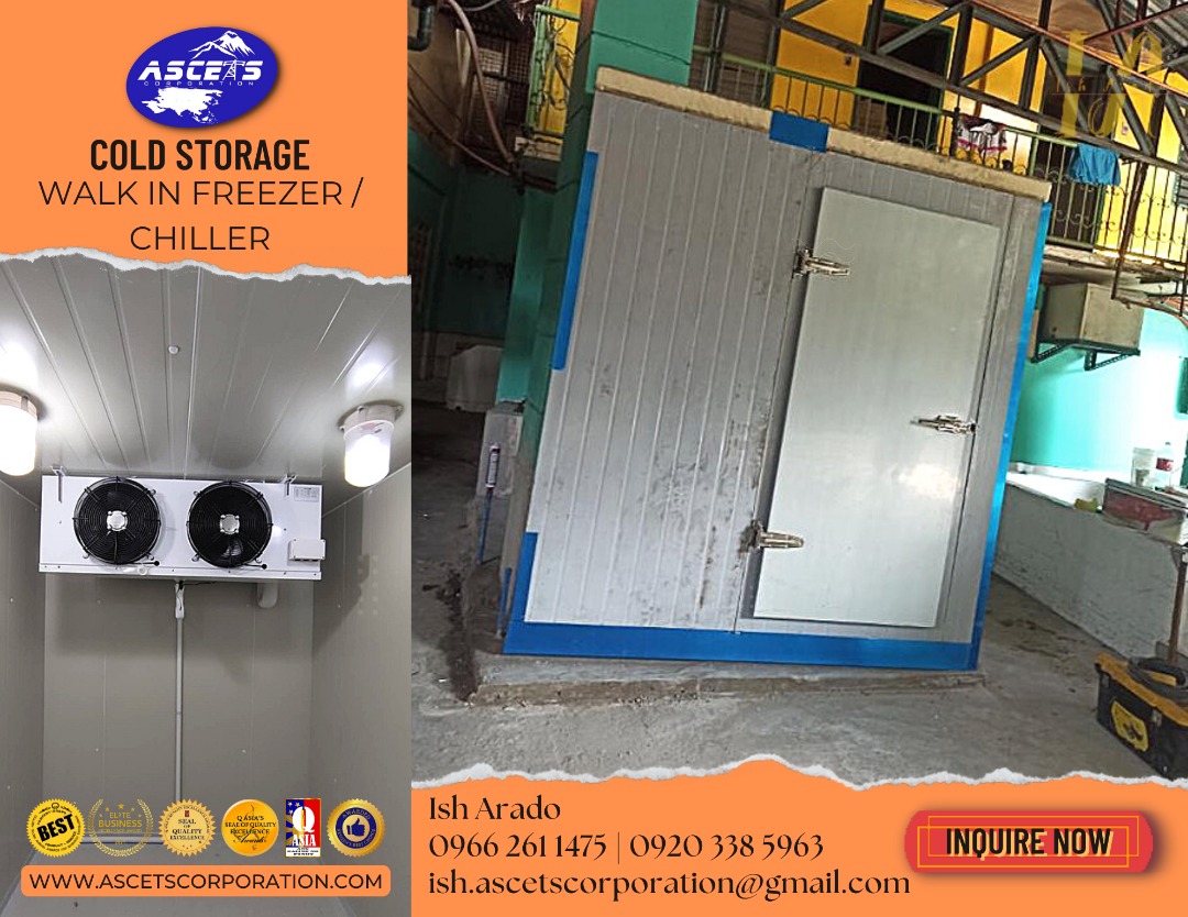 walk in freezer/chiller for frozen products, Commercial & Industrial ...