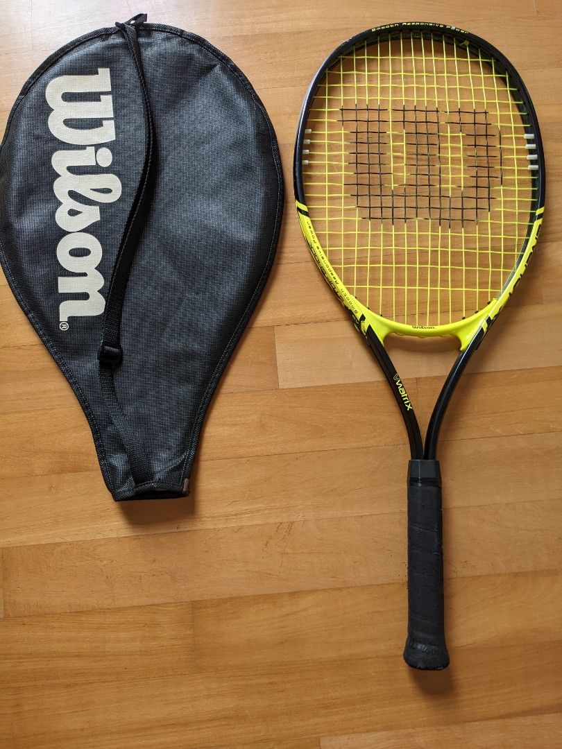 Wilson Tennis Racket for beginners, Sports Equipment, Sports & Games ...