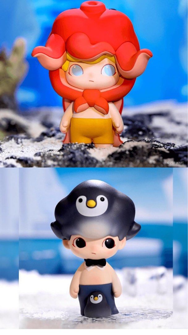 wts dimoo aquarium penguin and octopus, Hobbies & Toys, Toys & Games on ...