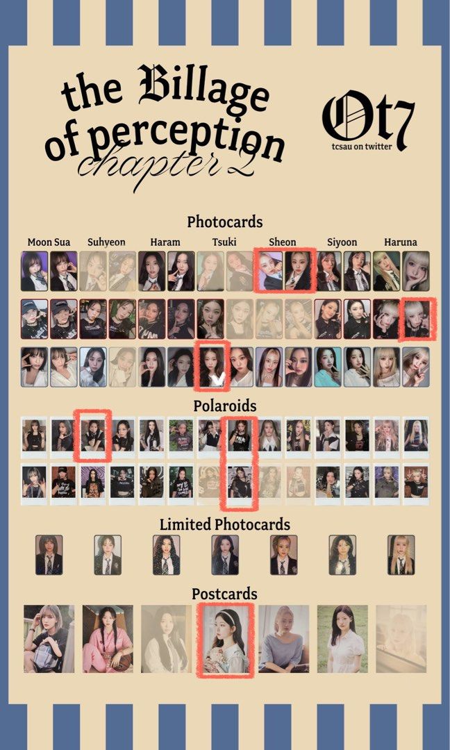 [WTT/WTS] billlie the billage of perception chapter 2 album photocards, Hobbies & Toys ...