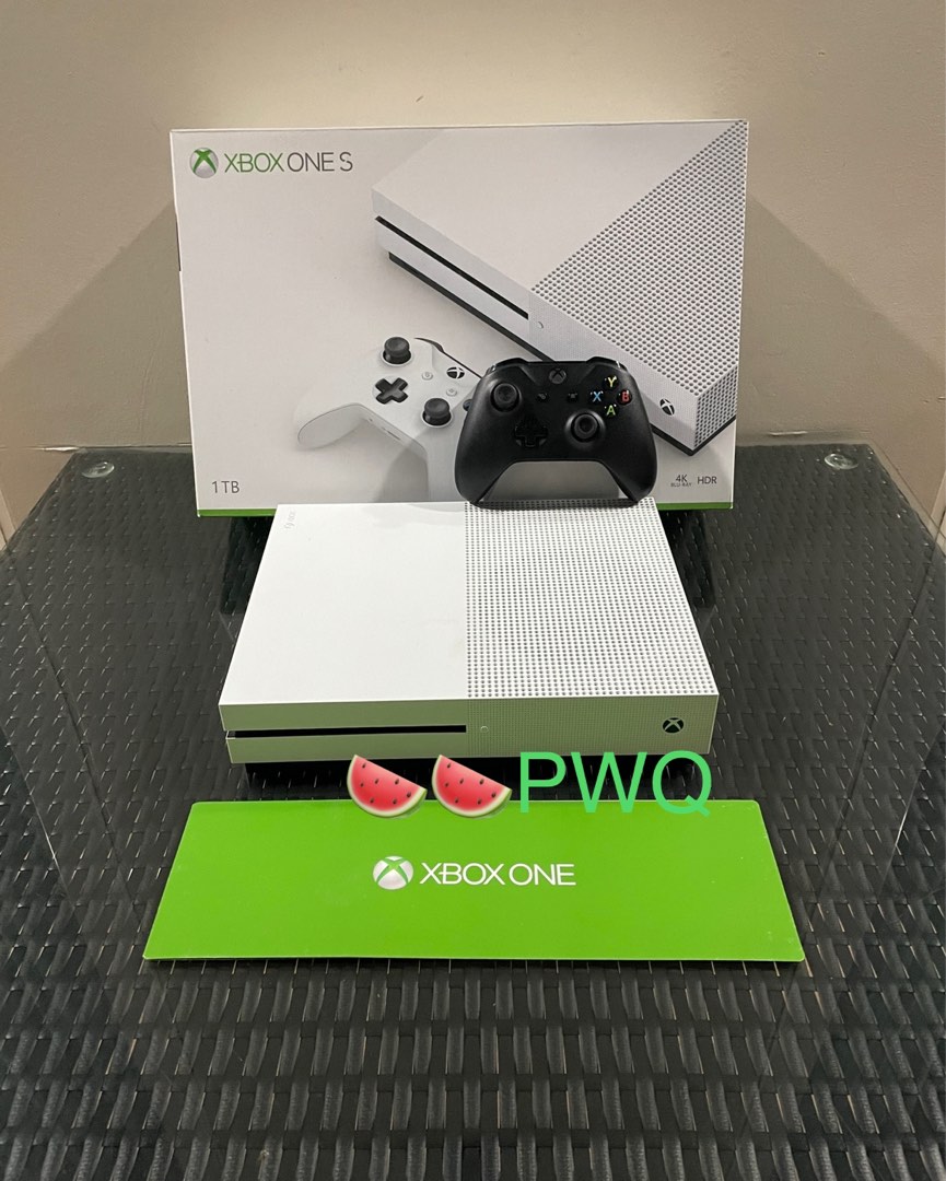 Xbox One S 1TB Disc Edition Full Boxed Set, Video Gaming, Video Game ...