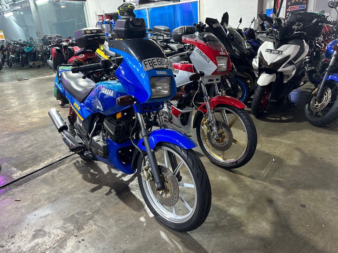 Yamaha Rxz, Motorcycles, Motorcycles for Sale, Class 2B on Carousell