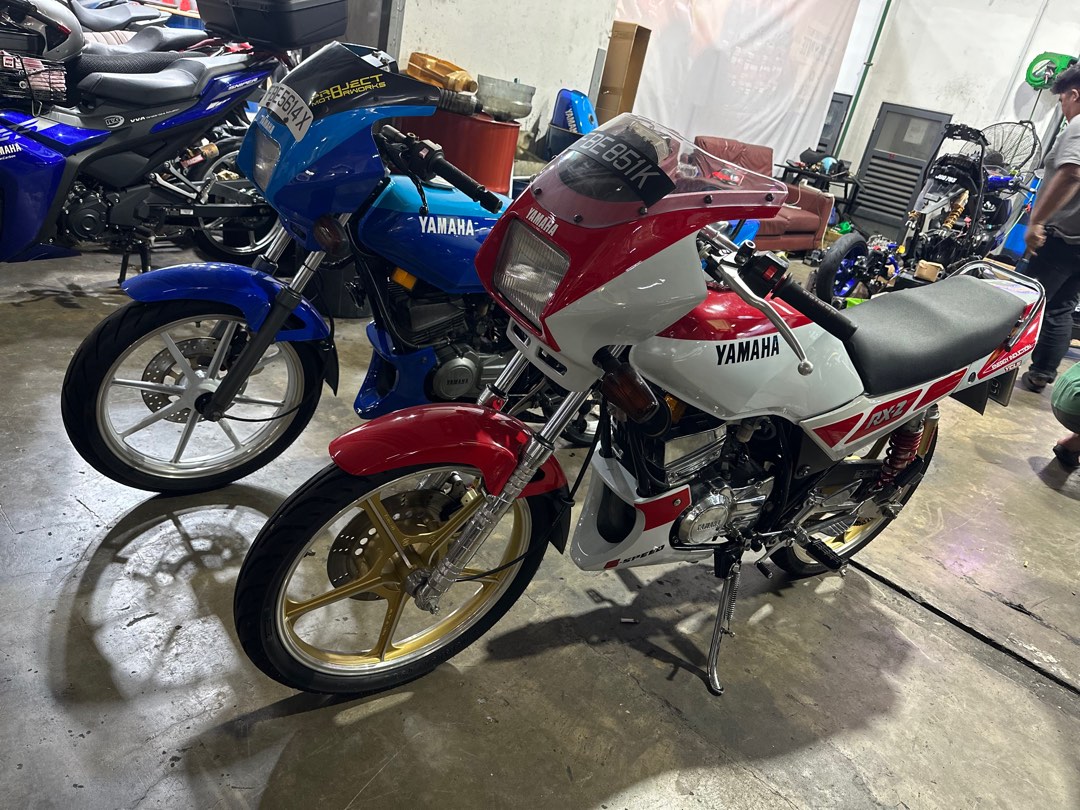 Yamaha Rxz, Motorcycles, Motorcycles for Sale, Class 2B on Carousell