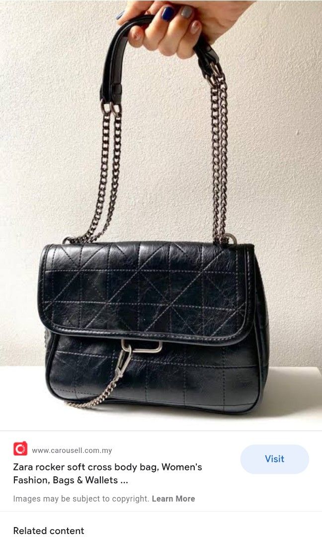 Zara Rocker Bag, Luxury, Bags & Wallets on Carousell