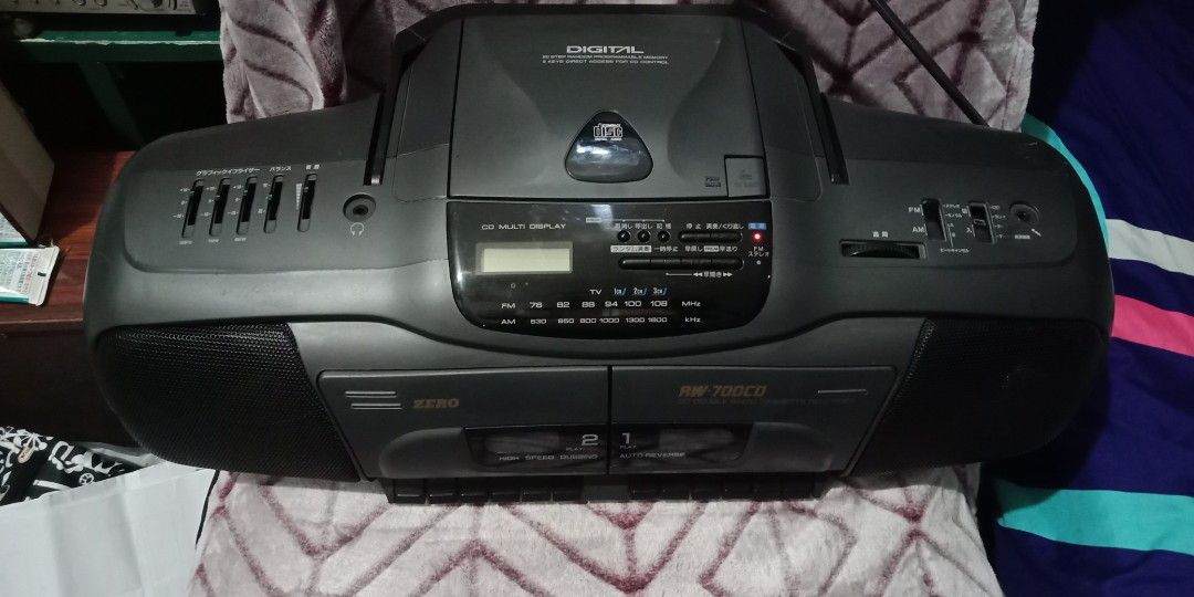 Zero RW-700CD cassette radio, Audio, Portable Music Players on Carousell