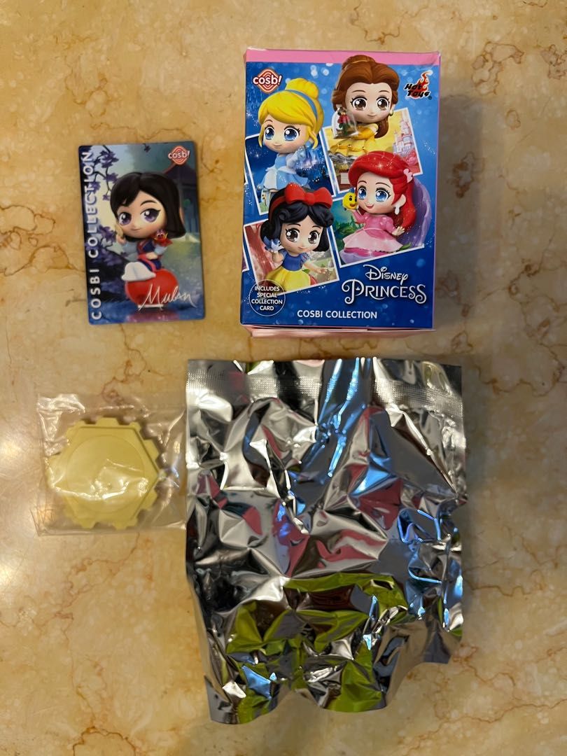 *公仔100%全新New* 未拆袋Pop Mart/ Disney Princess Cosbi Collection迪士尼公主/ Pixar ...