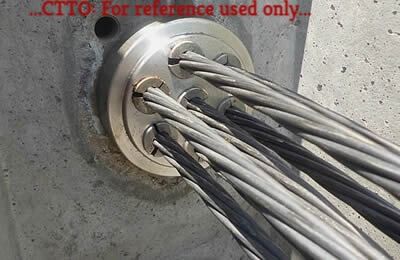 12.7mm High Tensile PC Strand/Tendons 7 Steel Strand Low Relaxation ...