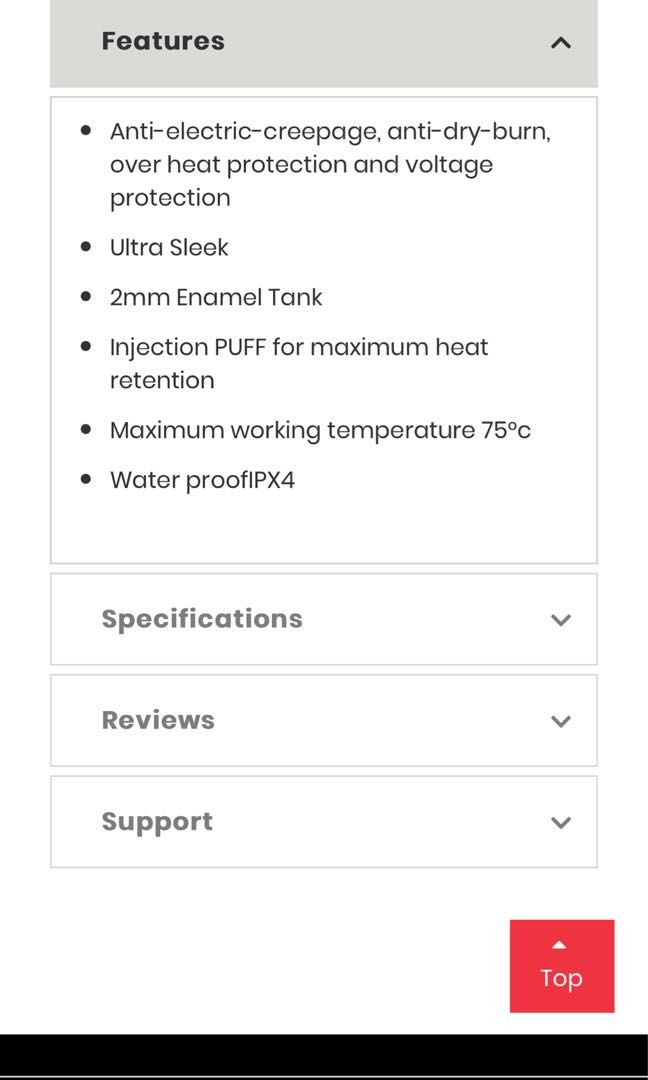 15litres Mistral electric storage heater , TV & Home Appliances, Water ...