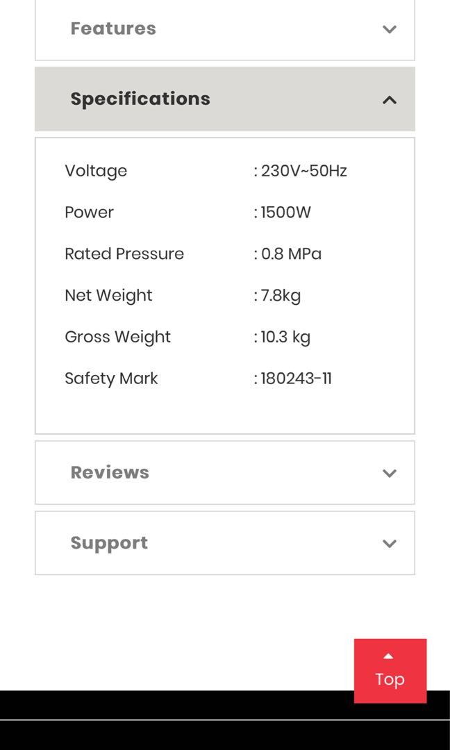 15litres Mistral electric storage heater , TV & Home Appliances, Water ...