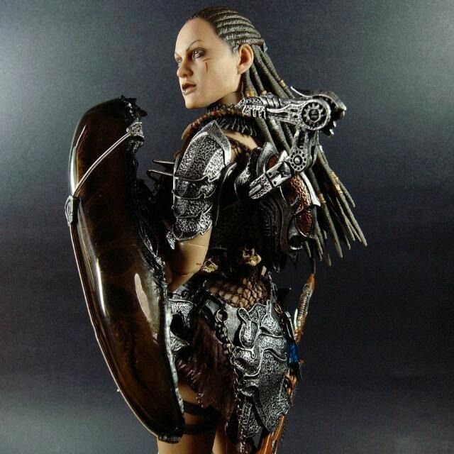 1/6 or 12'' inch HOT TOYS AVP-She Predator-Machiko Alien Warrior ...