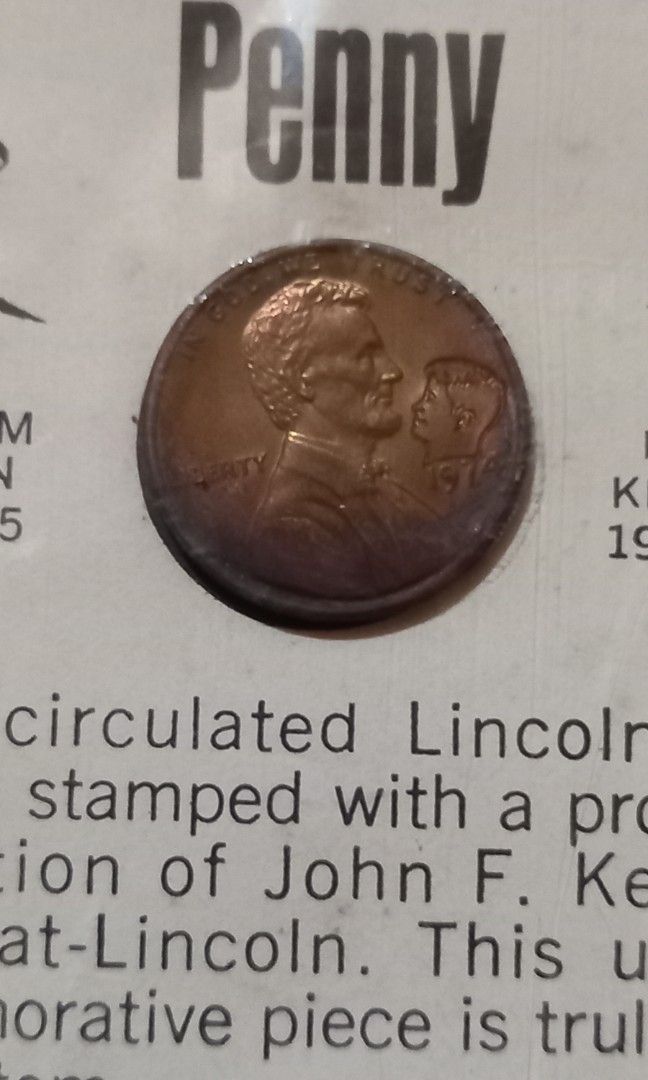 1974 lincoln kennedy penny, Hobbies & Toys, Memorabilia & Collectibles ...