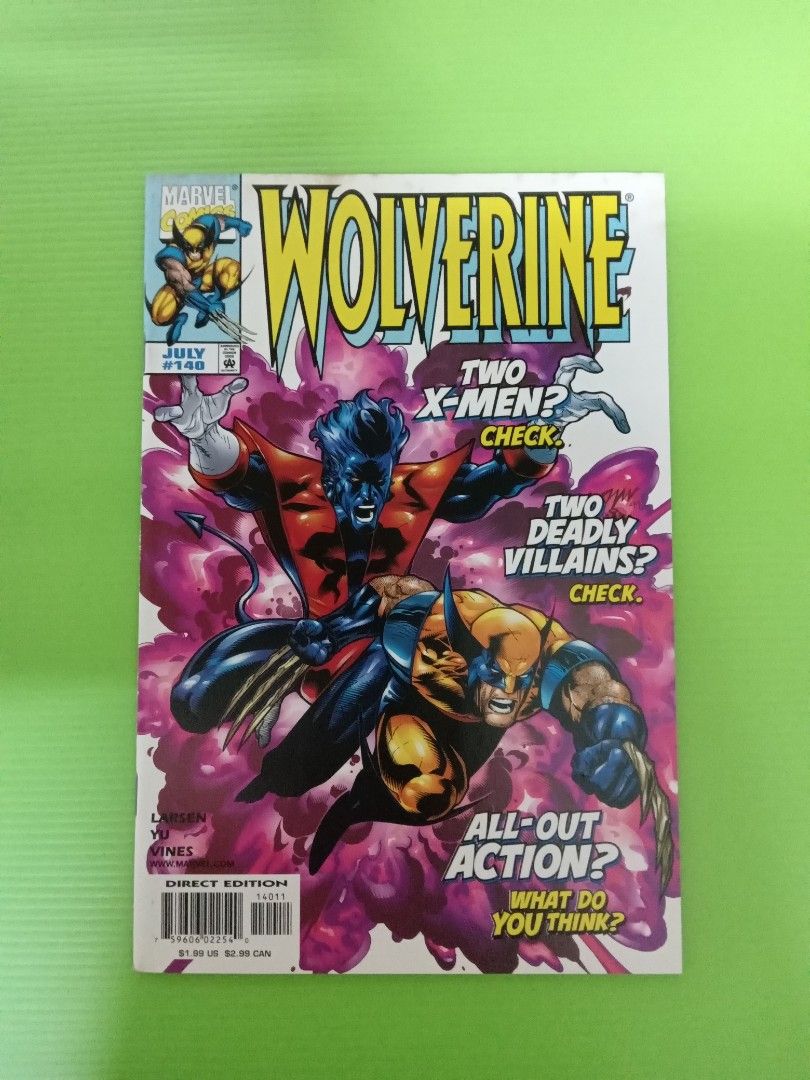 1st app Reanimator ( Technopathic Mutant ) Wolverine #140 ( Leinil ...