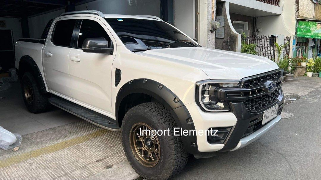 2023 Ford Ranger Bushwacker Fender flare with riverts flaring, Car ...