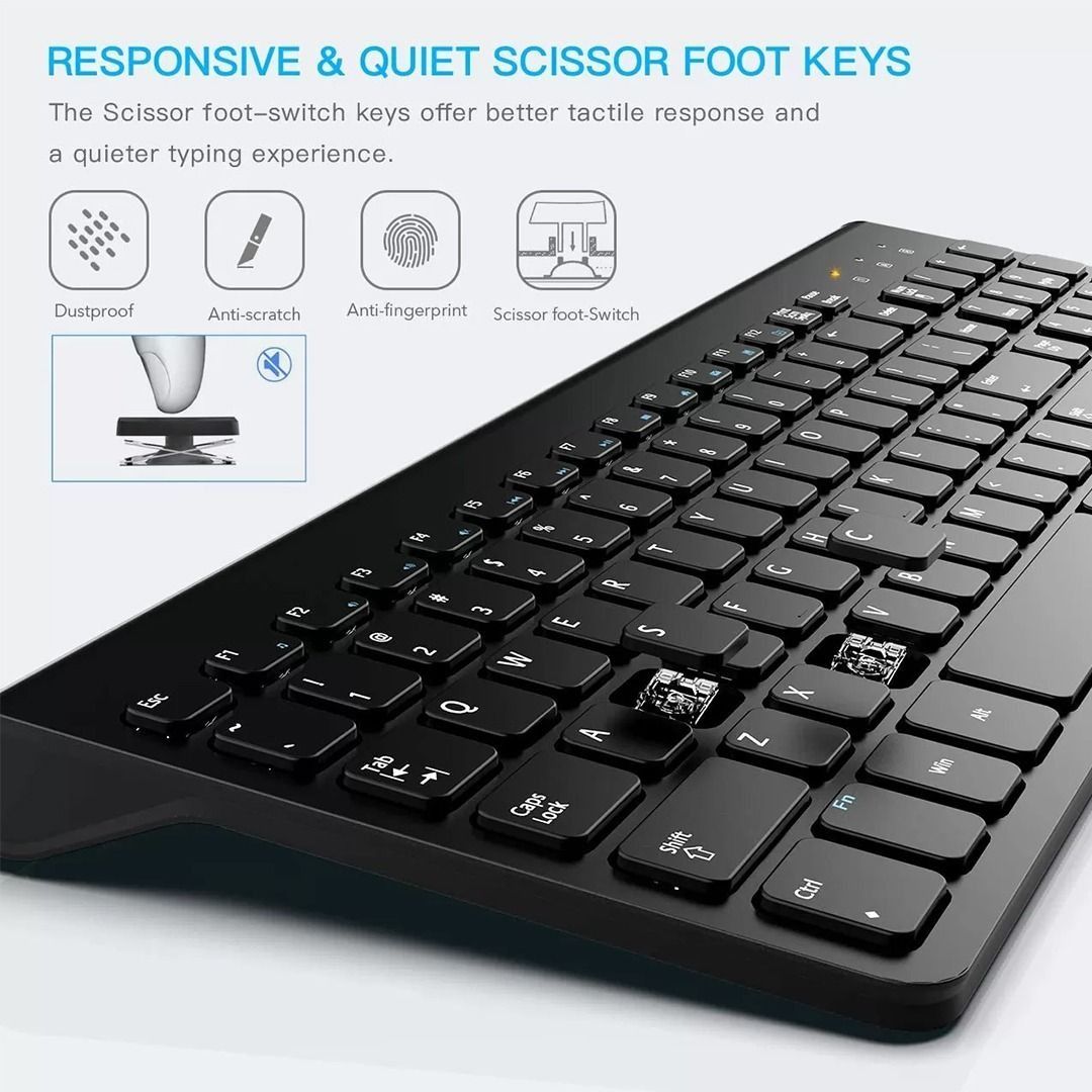 [2965] Cordless Multimedia keyboard and mouse Keyboard Model-KG9006 ...