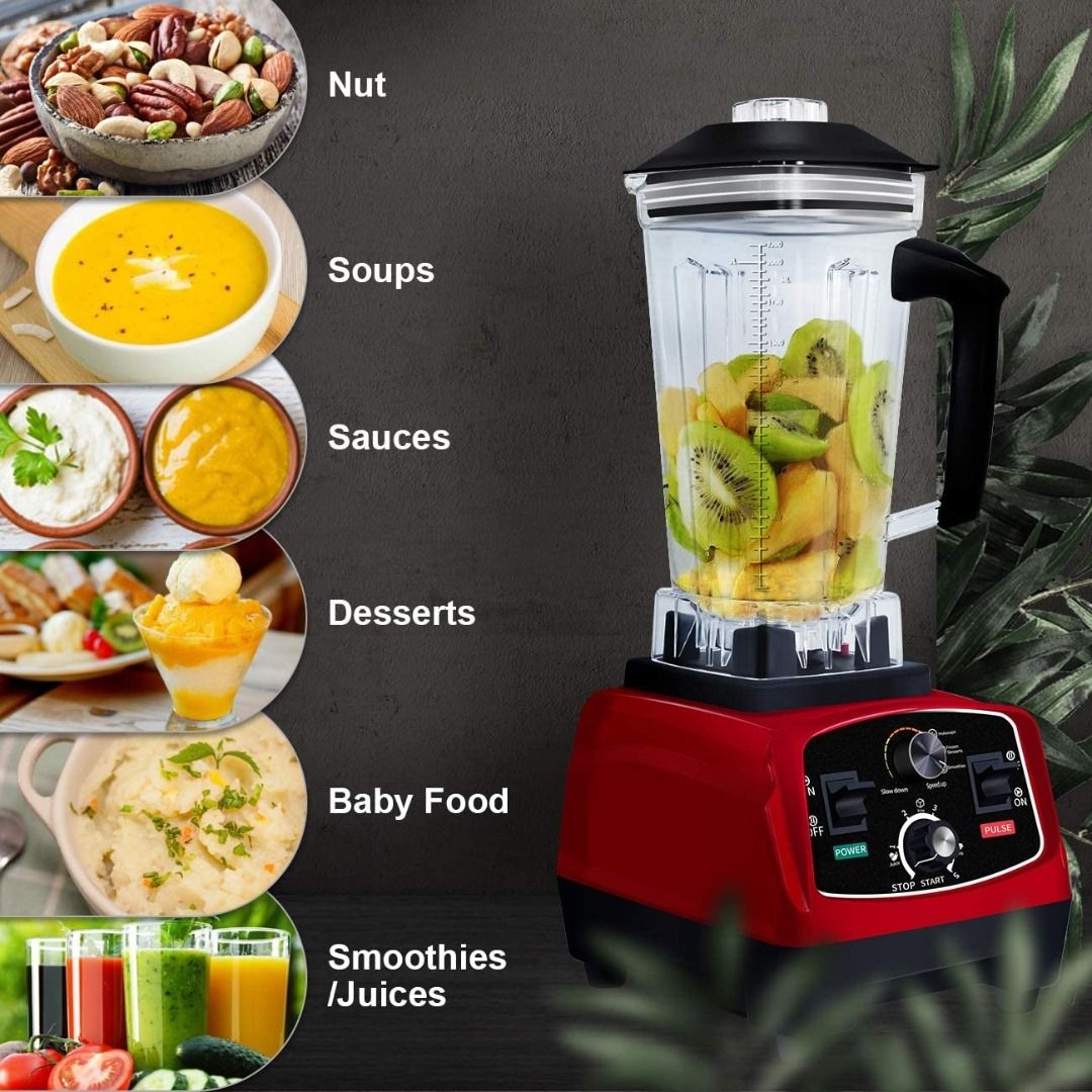 Powerful 2L Heavy-Duty Blender + Free Dry Mill, TV & Home Appliances ...