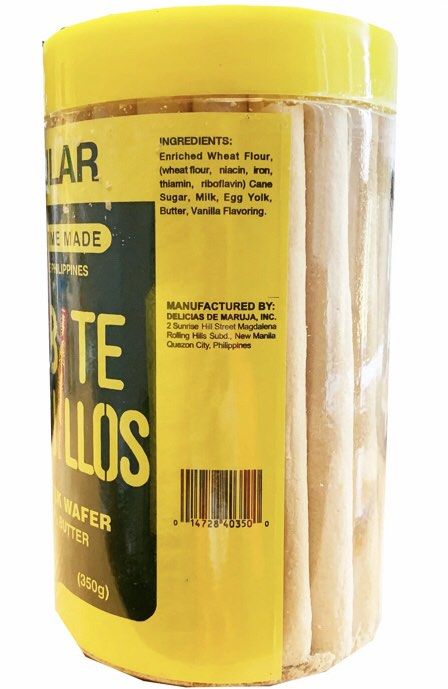 350g Big Bite Barquillos Regular Rolled Milk Wafer, Food & Drinks ...