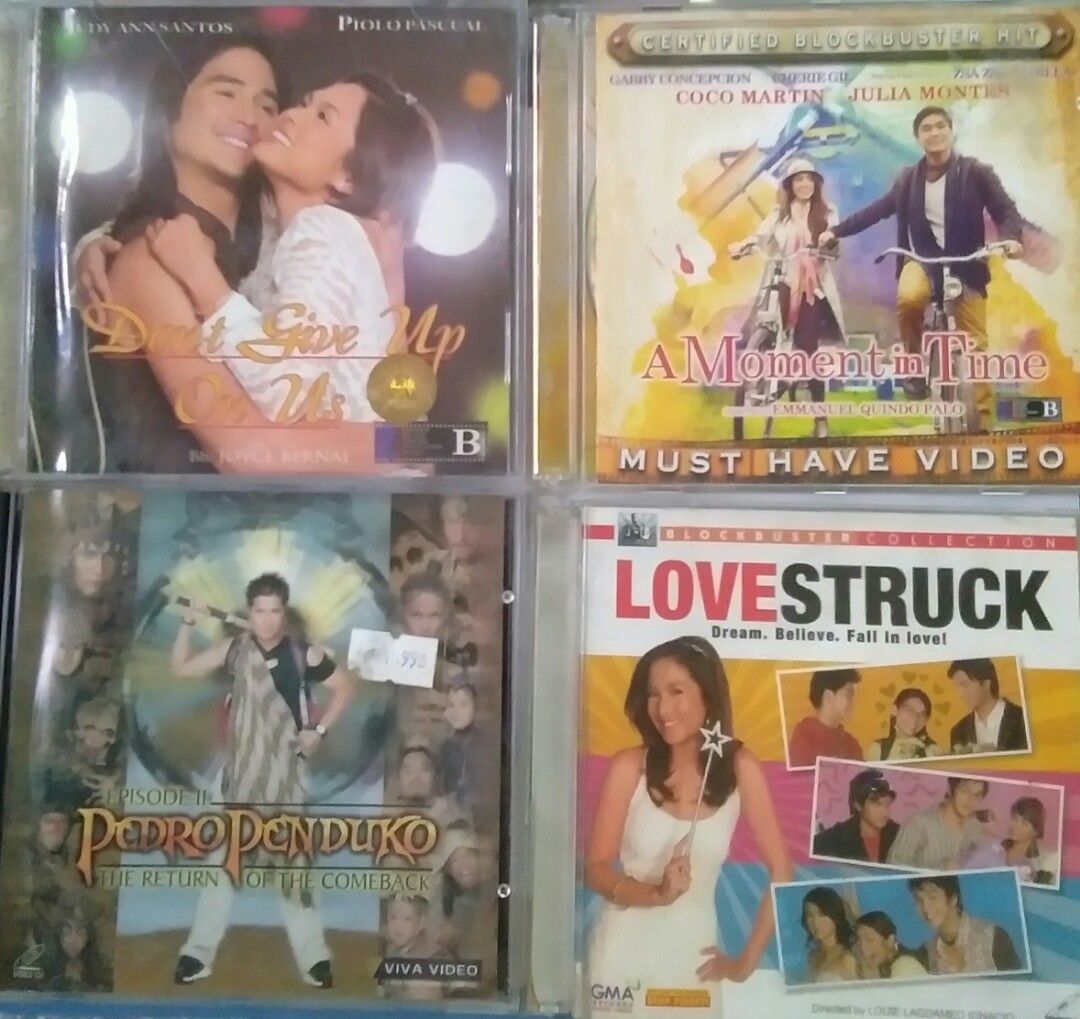 4 for 150: PINOY VCD MOVIE BUNDLE, Hobbies & Toys, Music & Media, CDs & DVDs on Carousell