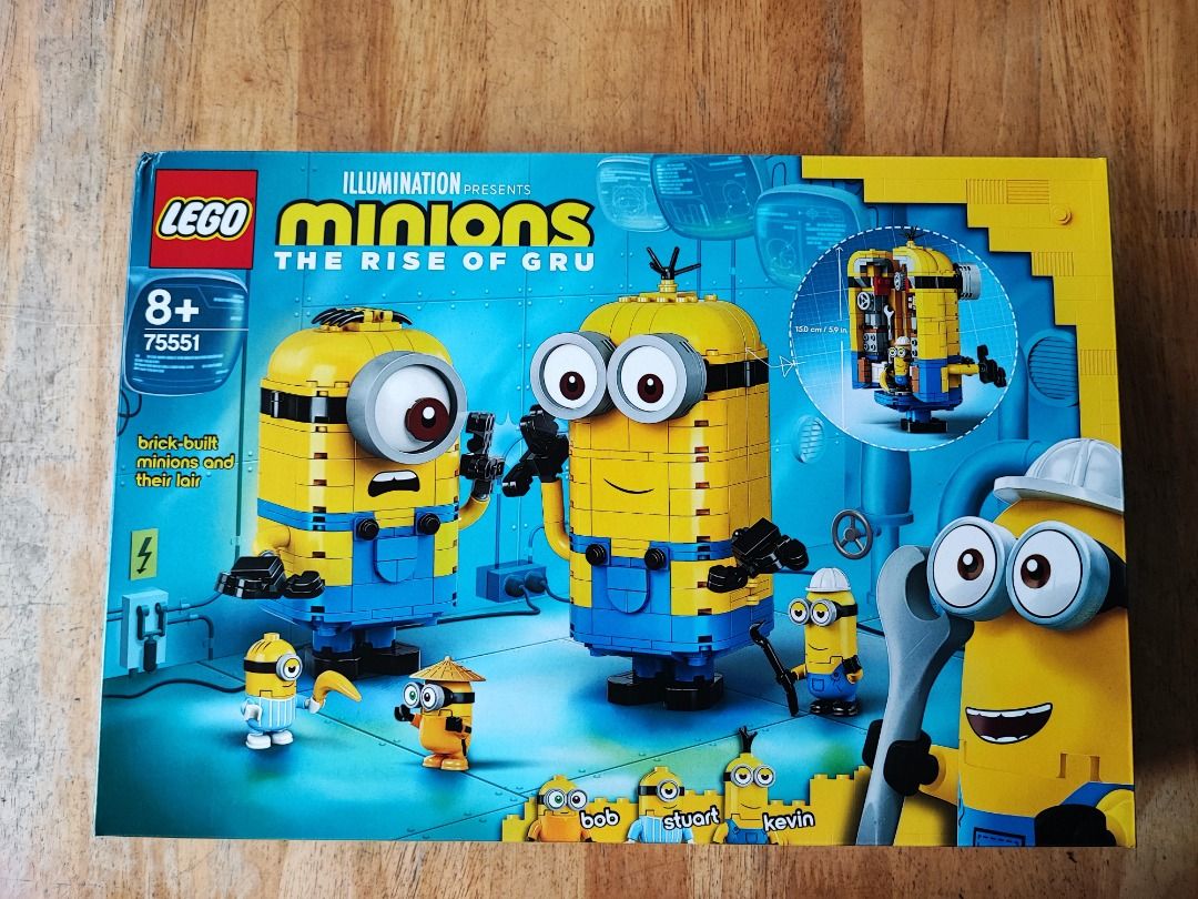 75551 LEGO Brick-built Minions and their Lair, Hobbies & Toys, Toys ...