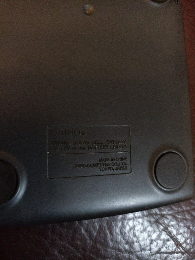 80年代太陽能計算機 CASIO JS-20TV, 興趣及遊戲, 收藏品及紀念品, 古董收藏 - Carousell