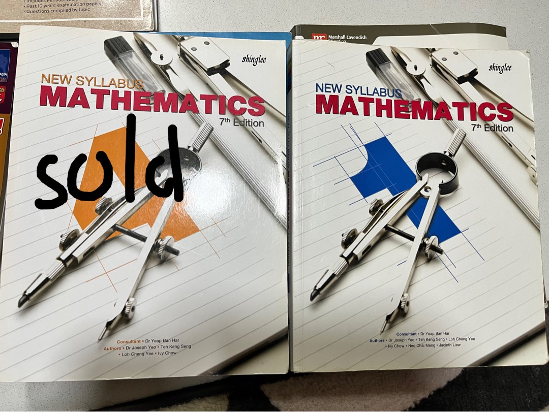 Secondary 1 4 mathematic textbook, Hobbies & Toys, Books & Magazines ...