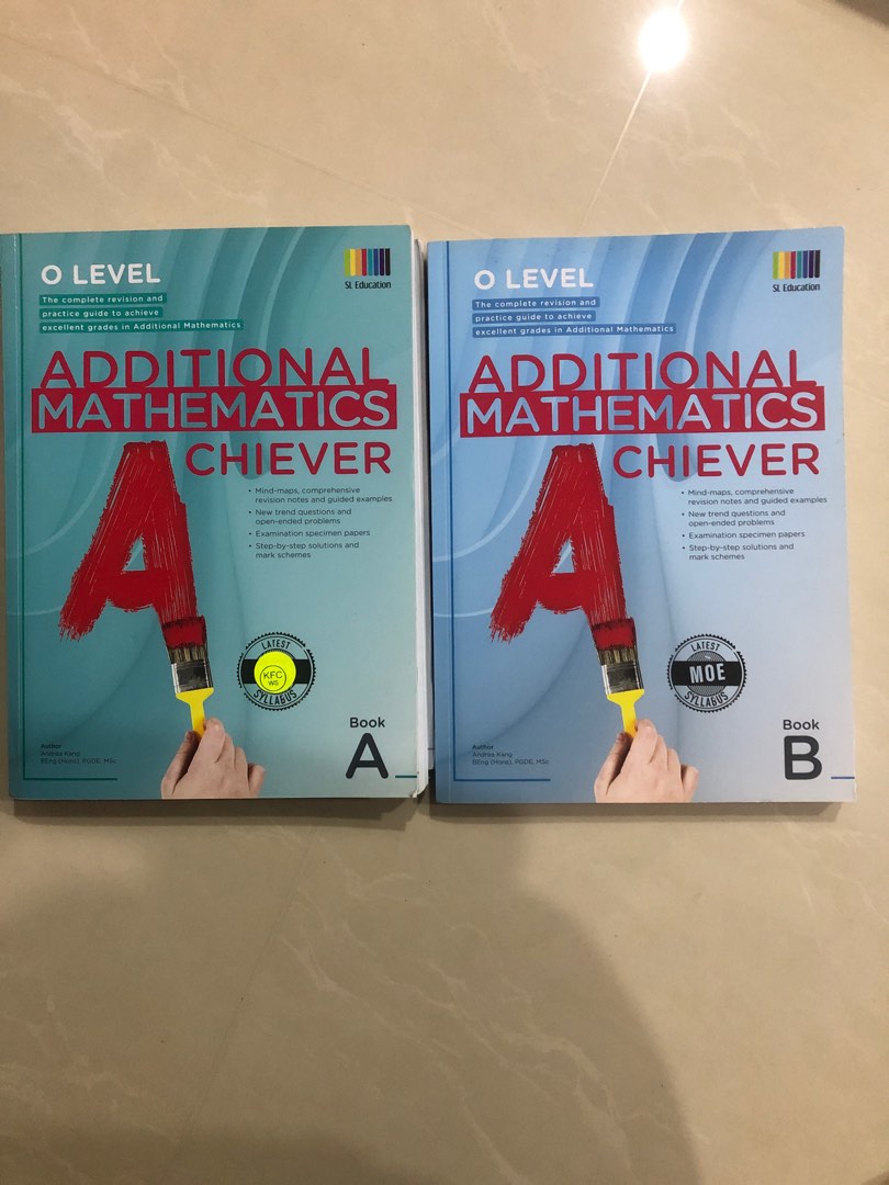 Additional Mathematics ACHIEVER SL education assessment book, Hobbies & Toys, Books & Magazines ...