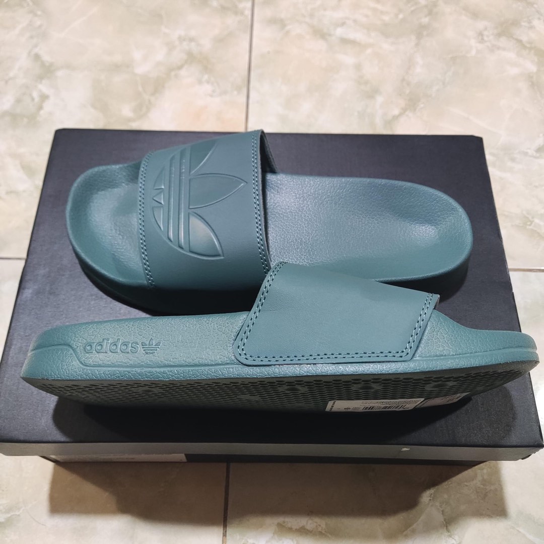adidas originals Adilette Lite Sandal ‘Hazy Emerald’ GX8891, Men's ...