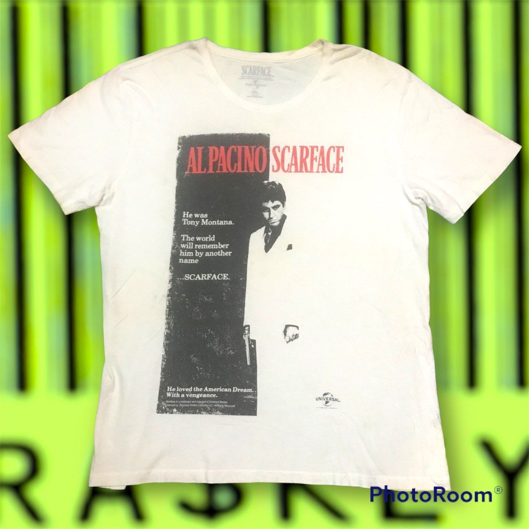 Al Pacino Scarface Universal Studios, Men's Fashion, Tops & Sets ...