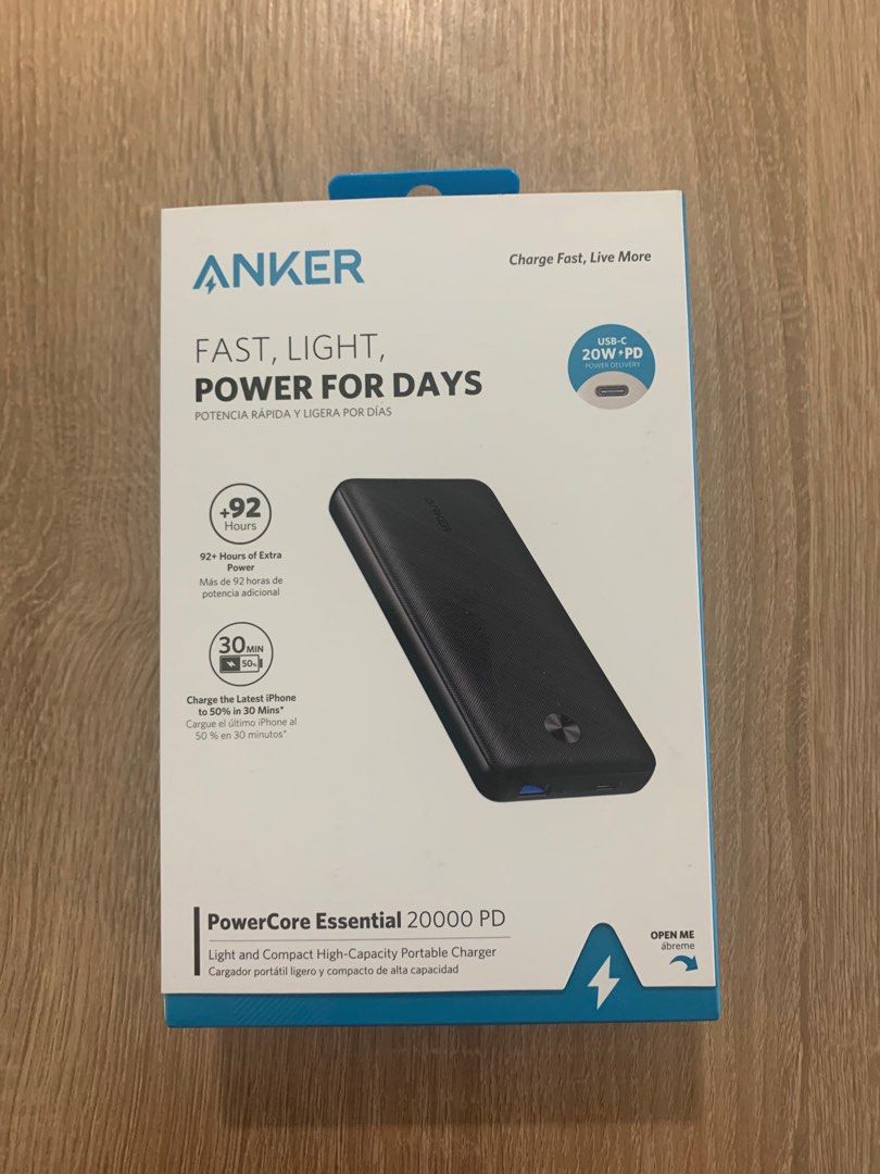 Anker Power Bank 20000mAh, Mobile Phones & Gadgets, Mobile & Gadget ...