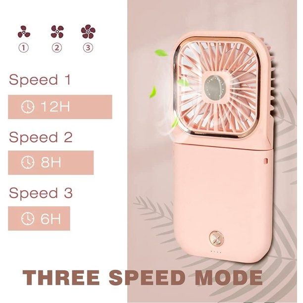 AS IS : Portable Neck Fan F30 with Mobile Stand Multi Use Foldable ...