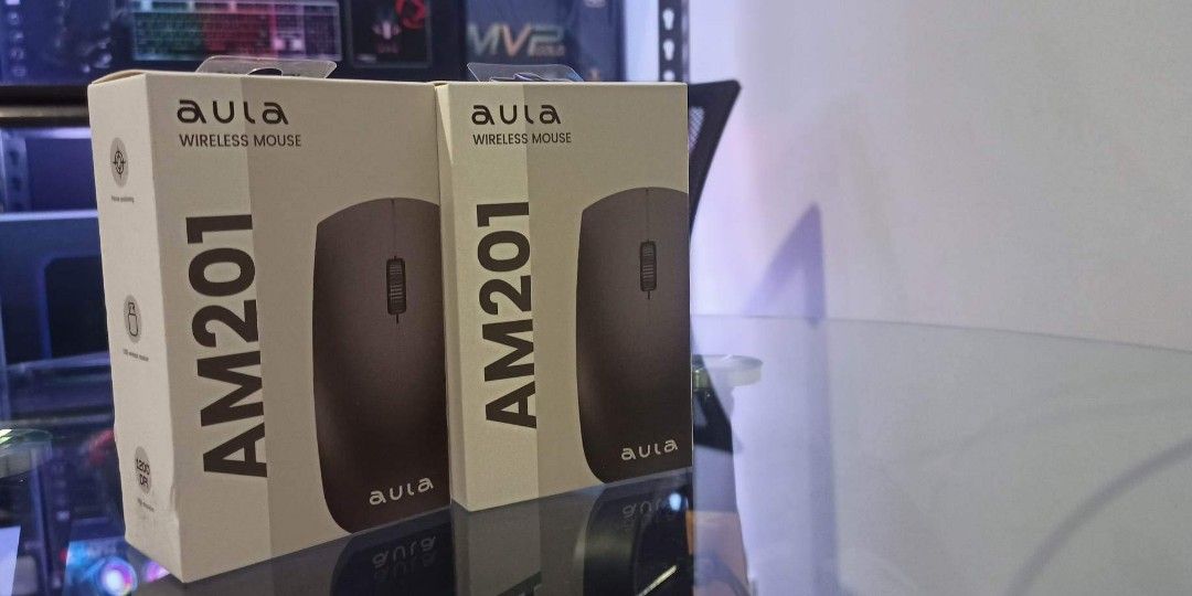 Aula AM201 Wireless Mouse USB Black, Computers & Tech, Parts ...