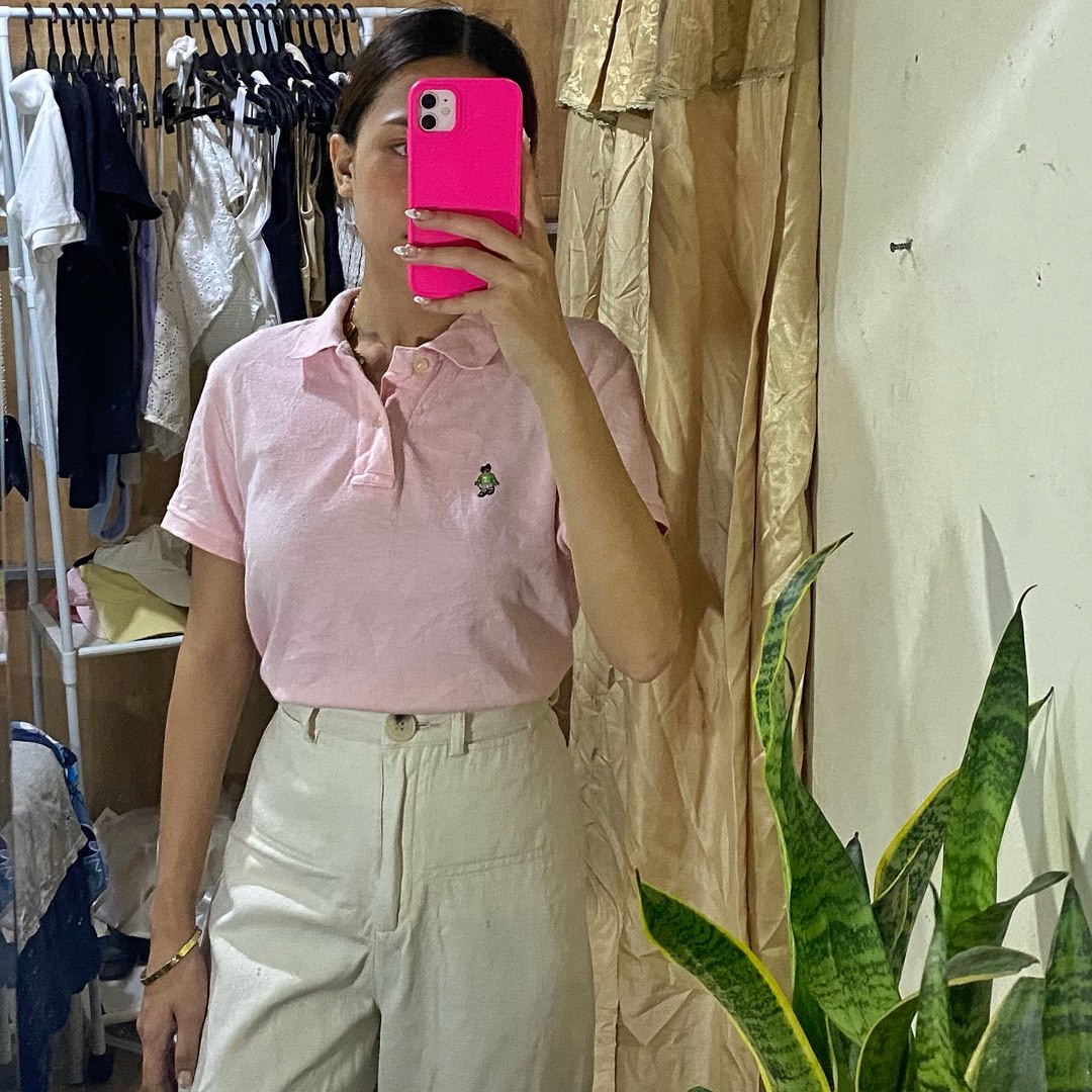 Auth teenie weenie baby pink polo shirt, Men's Fashion, Tops & Sets ...