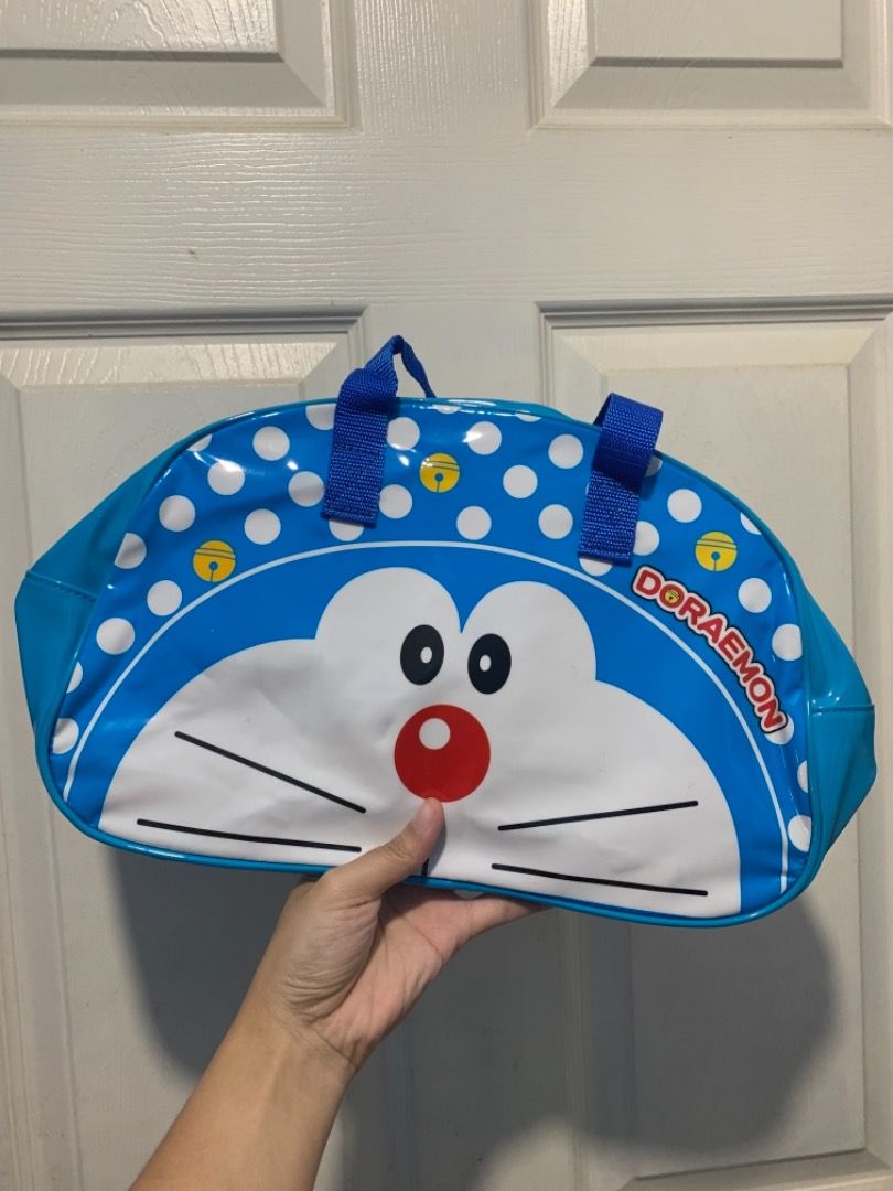 Authentic Doraemon Shoulder/Hand Bag, Babies & Kids, Going Out, Diaper ...