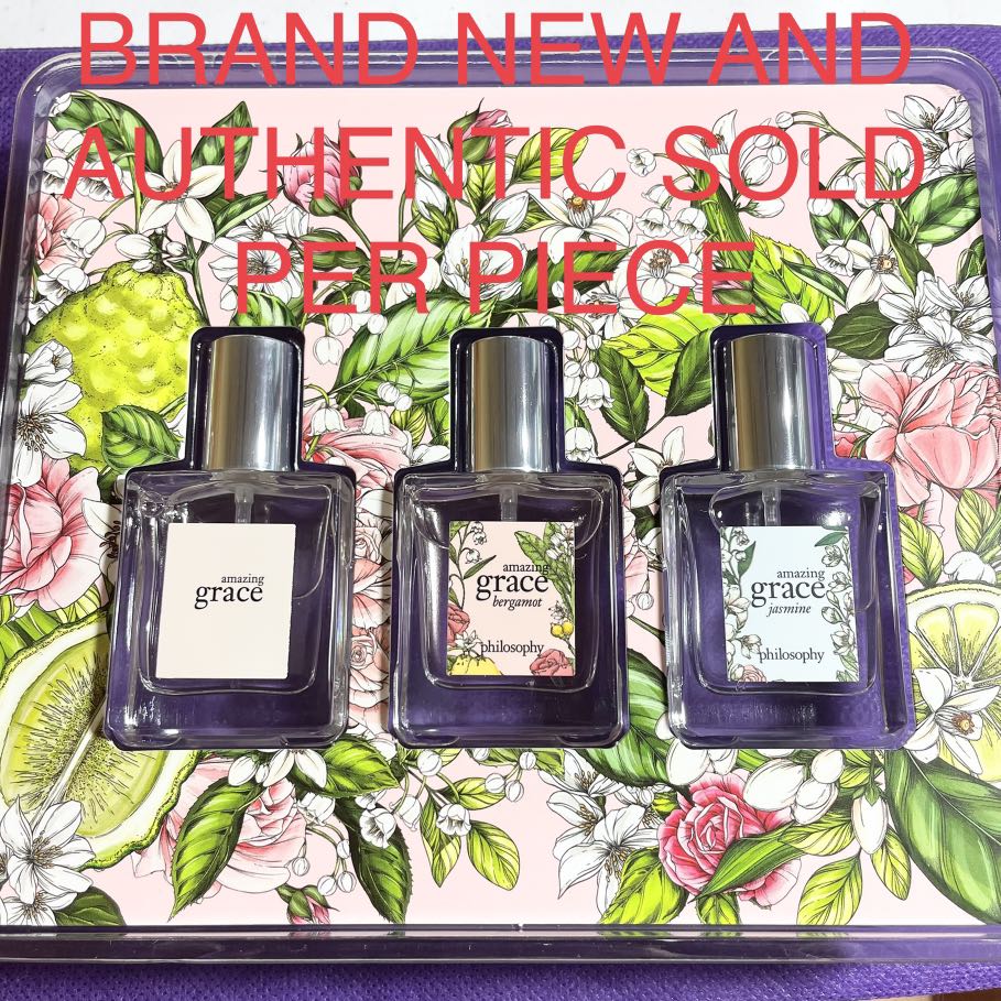 AUTHENTIC Philosophy amazing grace bergamot Jasmine eau de toilette ...